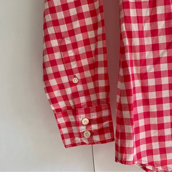 J. Crew | Tops | Jcrew Gingham Lightweight Cotton Shirt In Signature ...